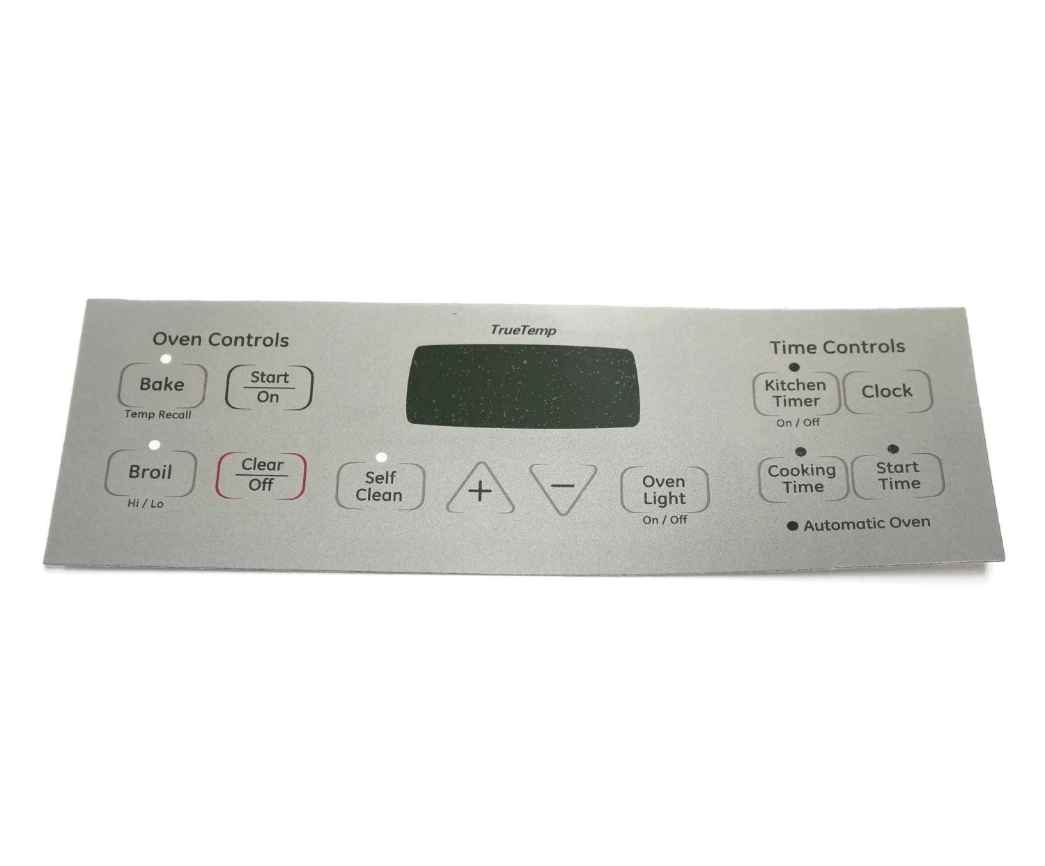 GE WB27K10279 Oven Control Overlay – Virginia Service Supply